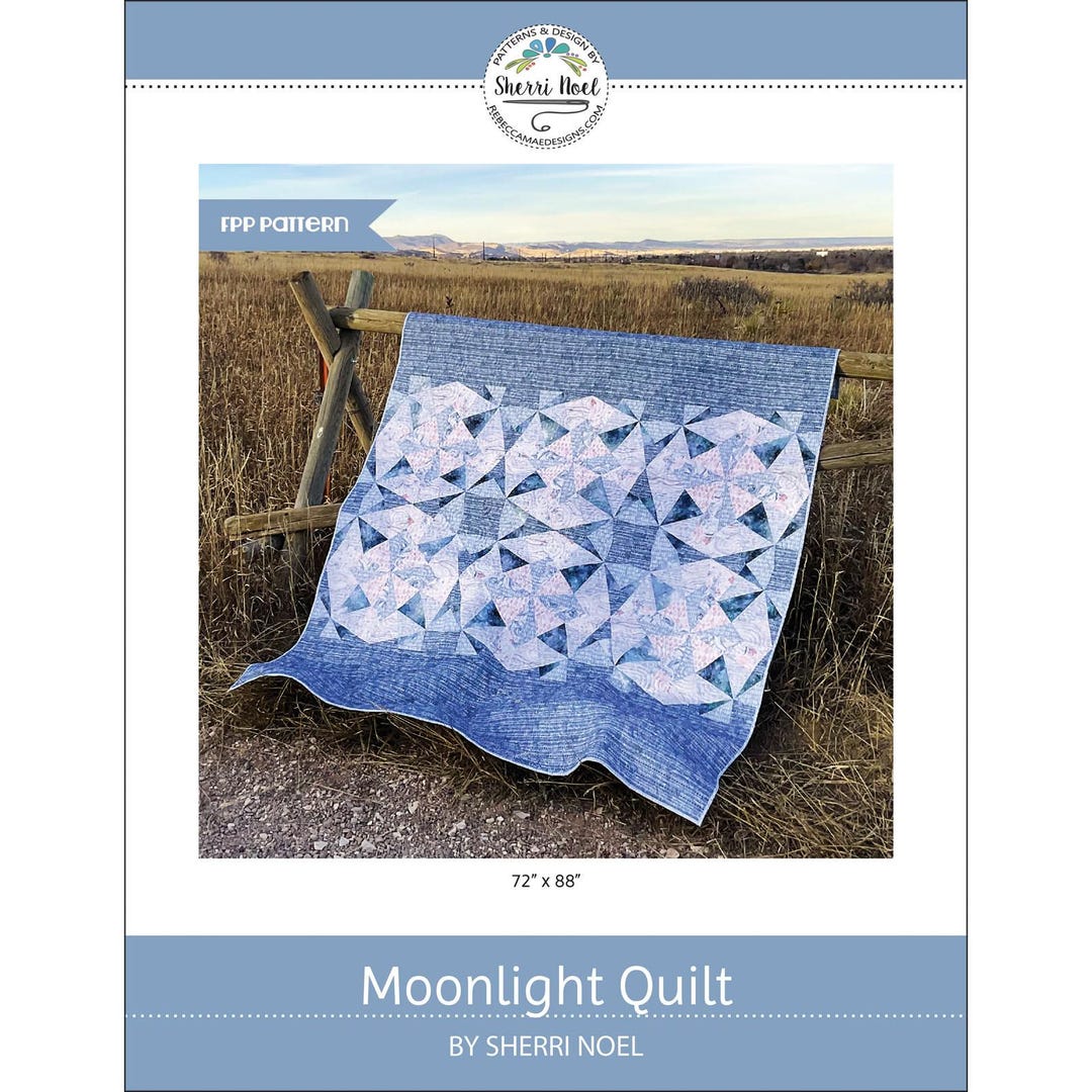 Moonlight Quilt Pattern, Rebecca Mae Designs RMD136, Yardage Friendly ...