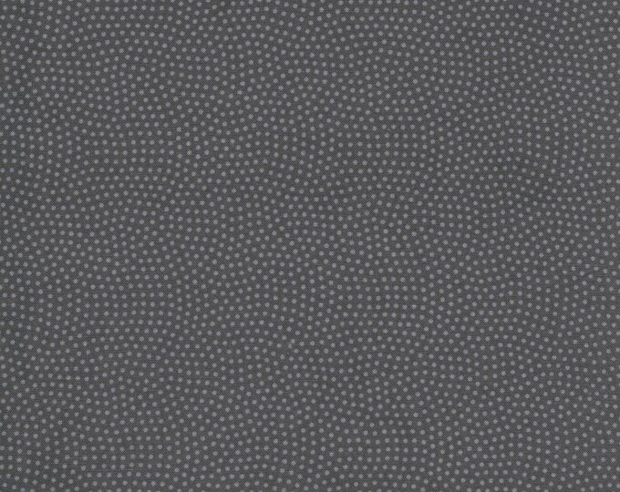 Spin Basics - Steel Dark Gray Dots Fabric, Timeless Treasures SPIN-5300 ...