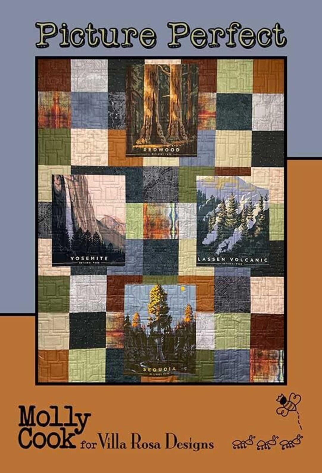 Picture Perfect Quilt Pattern, Villa Rosa Designs VRDMC105, Fabric ...