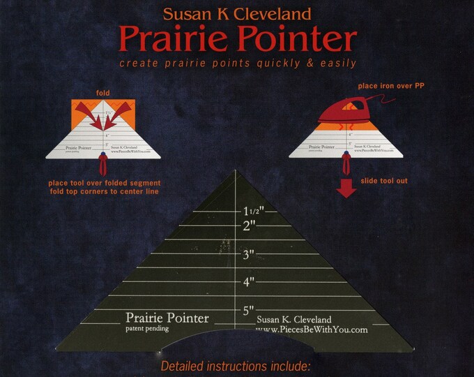 Prairie Pointer Pressing Tool, Pieces Be With You PP, Quilting Tool ...
