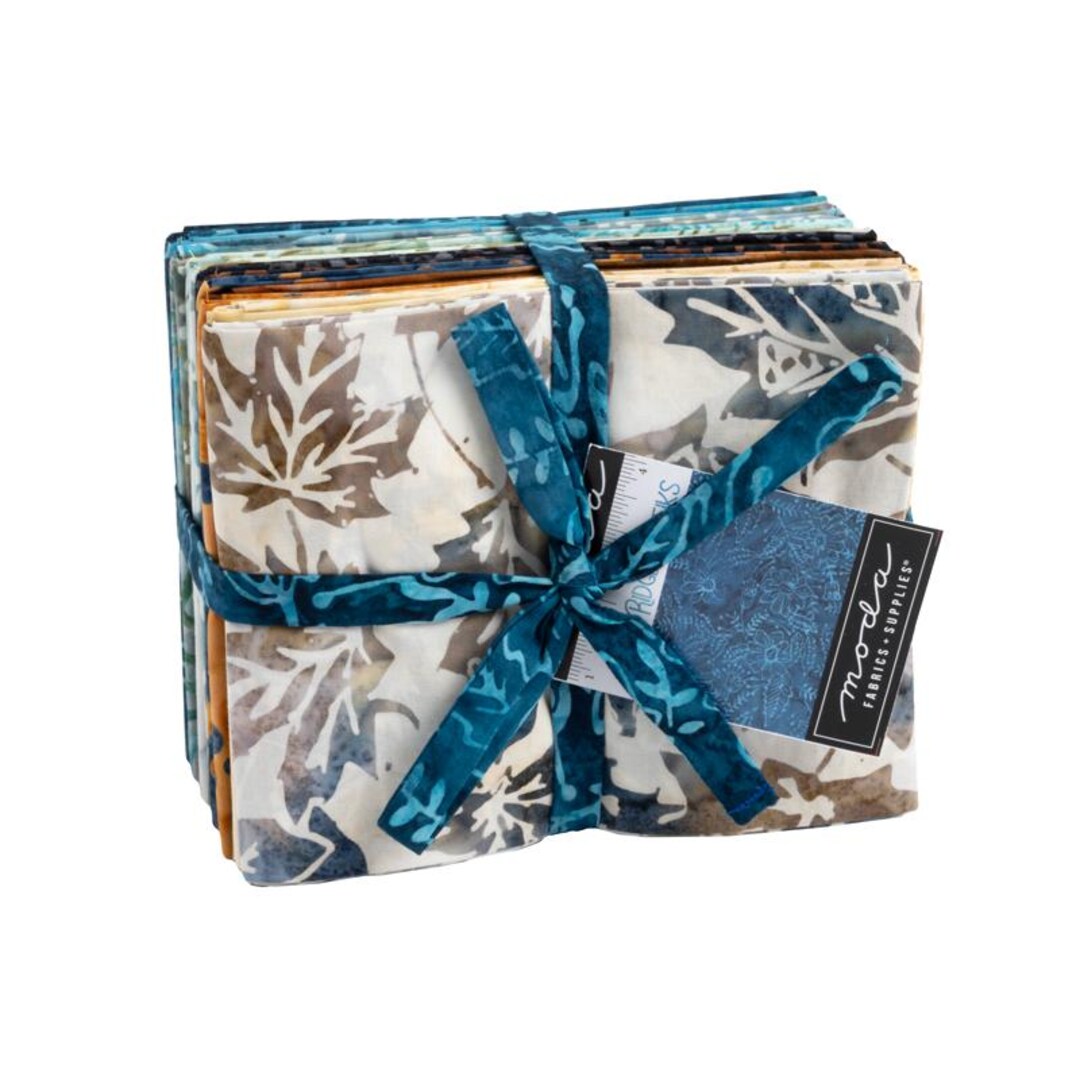 Blue Ridge Batiks 20 Piece Fat Quarter Bundle, Moda 4367AB, 18 X 22 ...