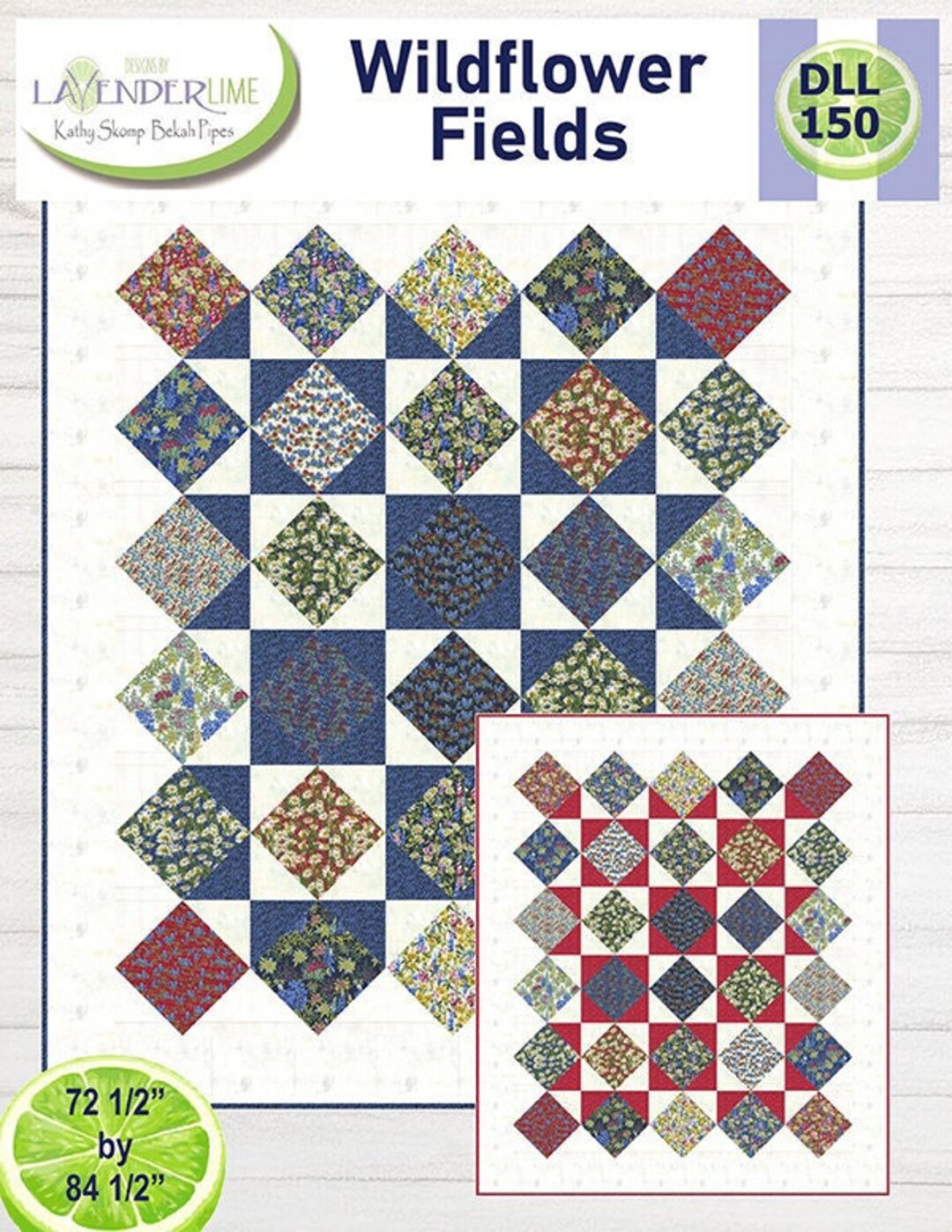 LAST CALL Wildflower Fields Quilt Pattern, Designs by Lavender Lime ...