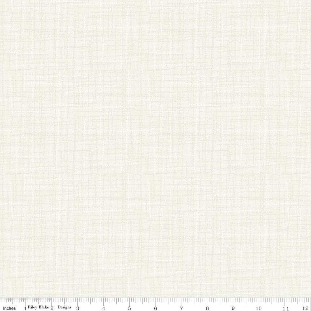 Grasscloth Cottons - Cloud Off-white Texture Tonal Fabric, Riley Blake ...