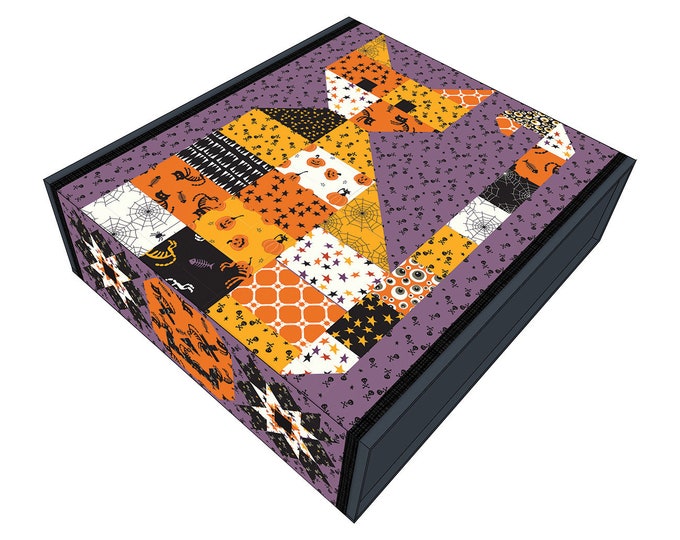 Calico Cats and Jacks Table Runner Quilt KIT, Riley Blake KT-14501 ...