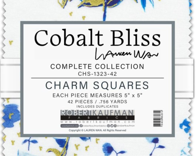 Spring Brook Charm Pack, Moda 29110PP, 5" Inch Precut Fabric Squares ...