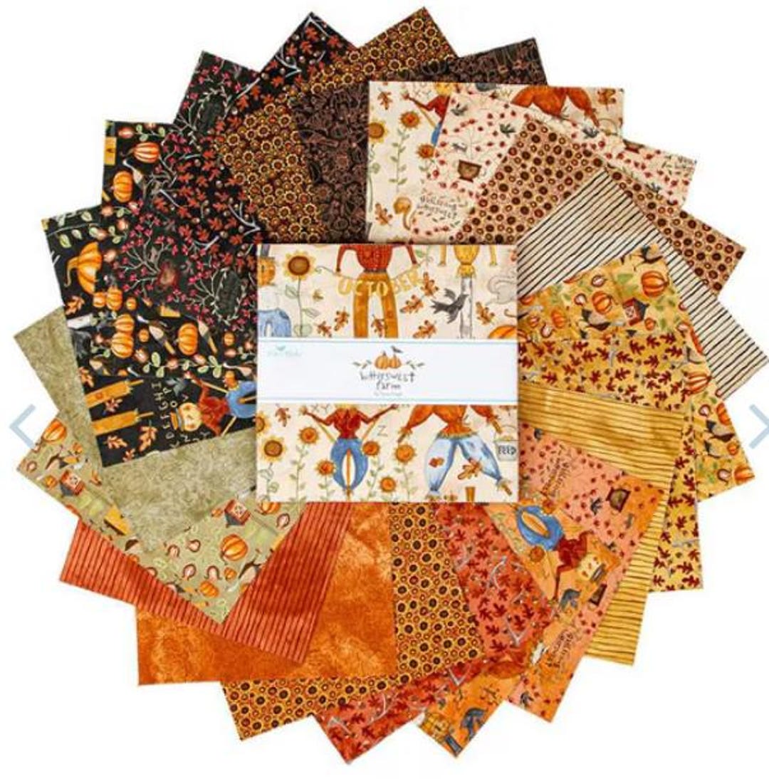Bittersweet Farm 10" Stacker, Riley Blake 10-14850-42, Autumn Fall ...