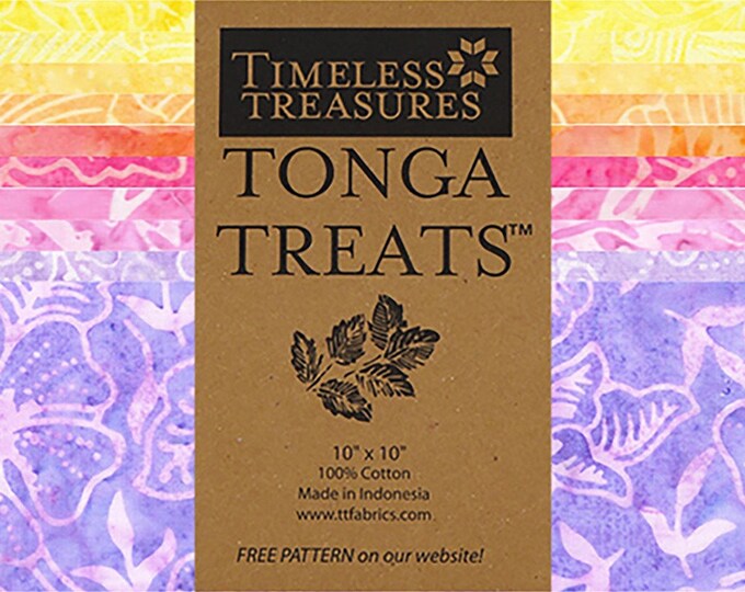 Tonga Flutter Layer Cake, Treat-square42 Flutter, Pastel Batik Layer ...