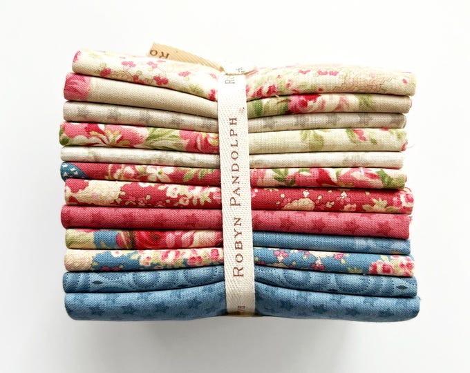 DESTASH Faded Glory 12 Fat Quarter Bundle, Robyn Pandolph 7100-392 ...