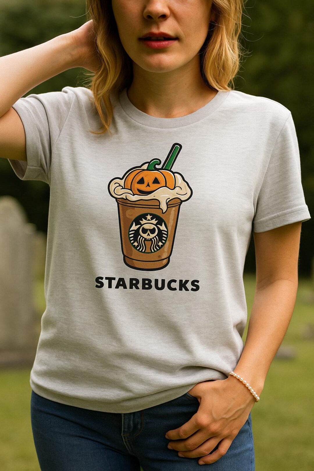 Starbucks Halloween Pumpkin Latte T-shirt - Etsy