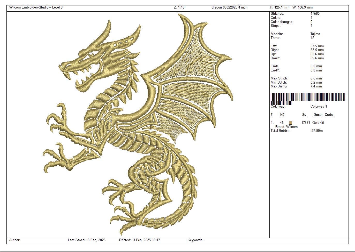 Dragon Machine Embroidery Designs, Instantly Download - Etsy