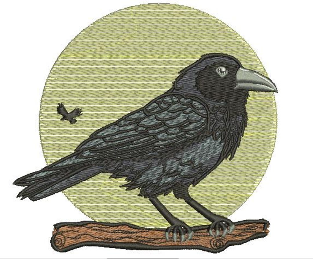 Crow Raven Machine Embroidery Designs , Instant Download - Etsy