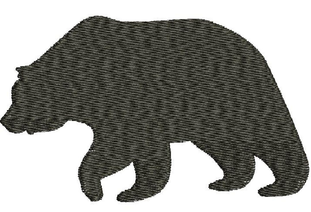 Black Bear Machine Embroidery Designs, Instantly Download - Etsy
