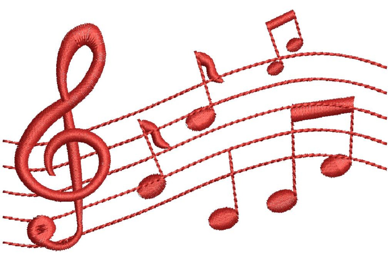 Musical Notes Machine Embroidery Designs Floral Machine Embroidery ...