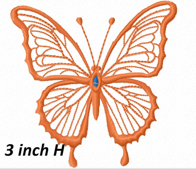 Butterfly Embroidery Designs, Instantly Download - Etsy