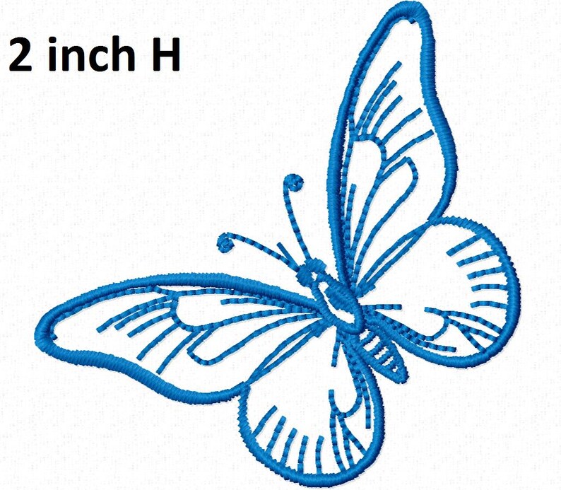 Butterfly Embroidery Designs, Instantly Download - Etsy