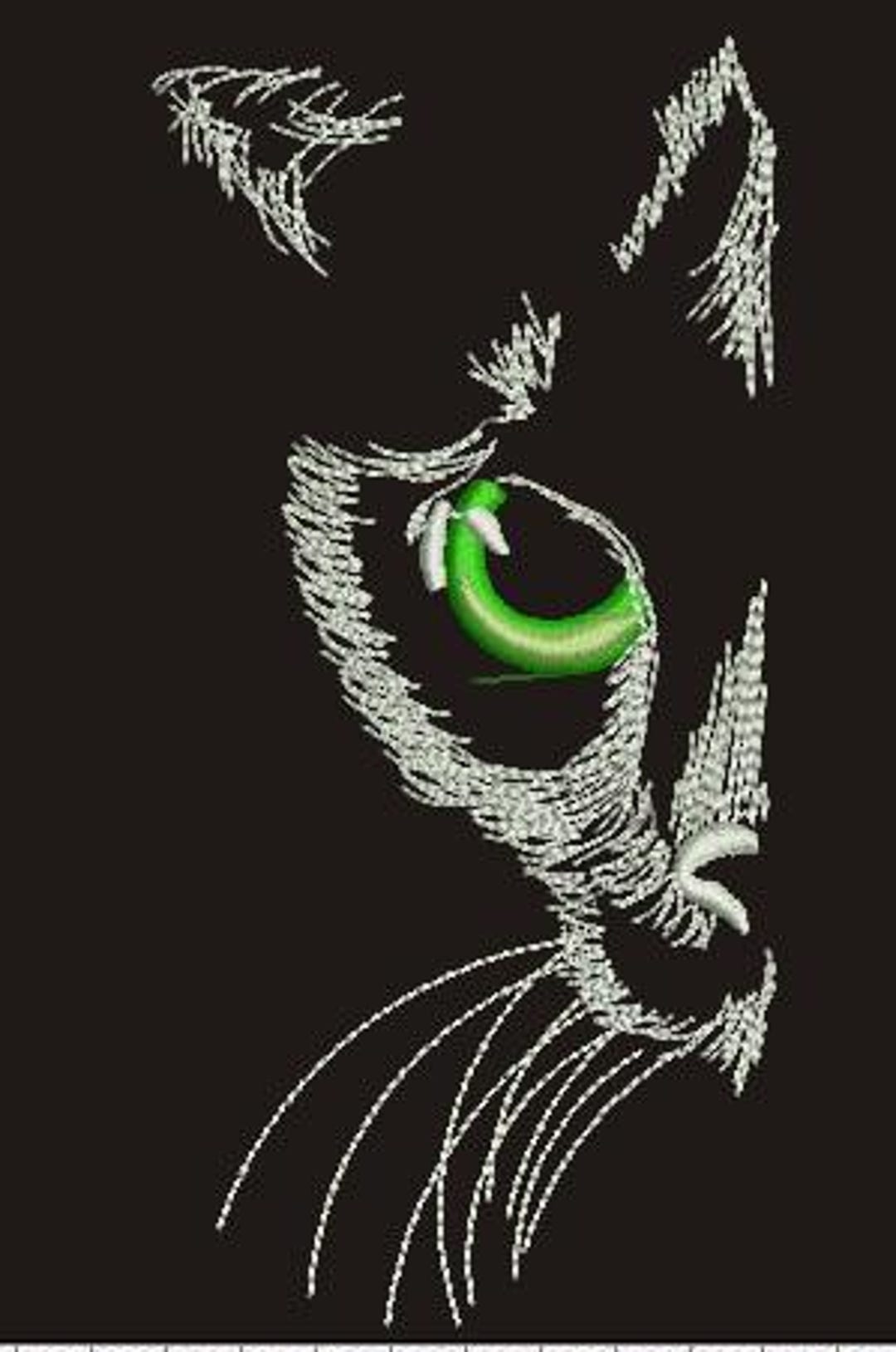 Cat Machine Embroidery Design, Instantly Download - Etsy