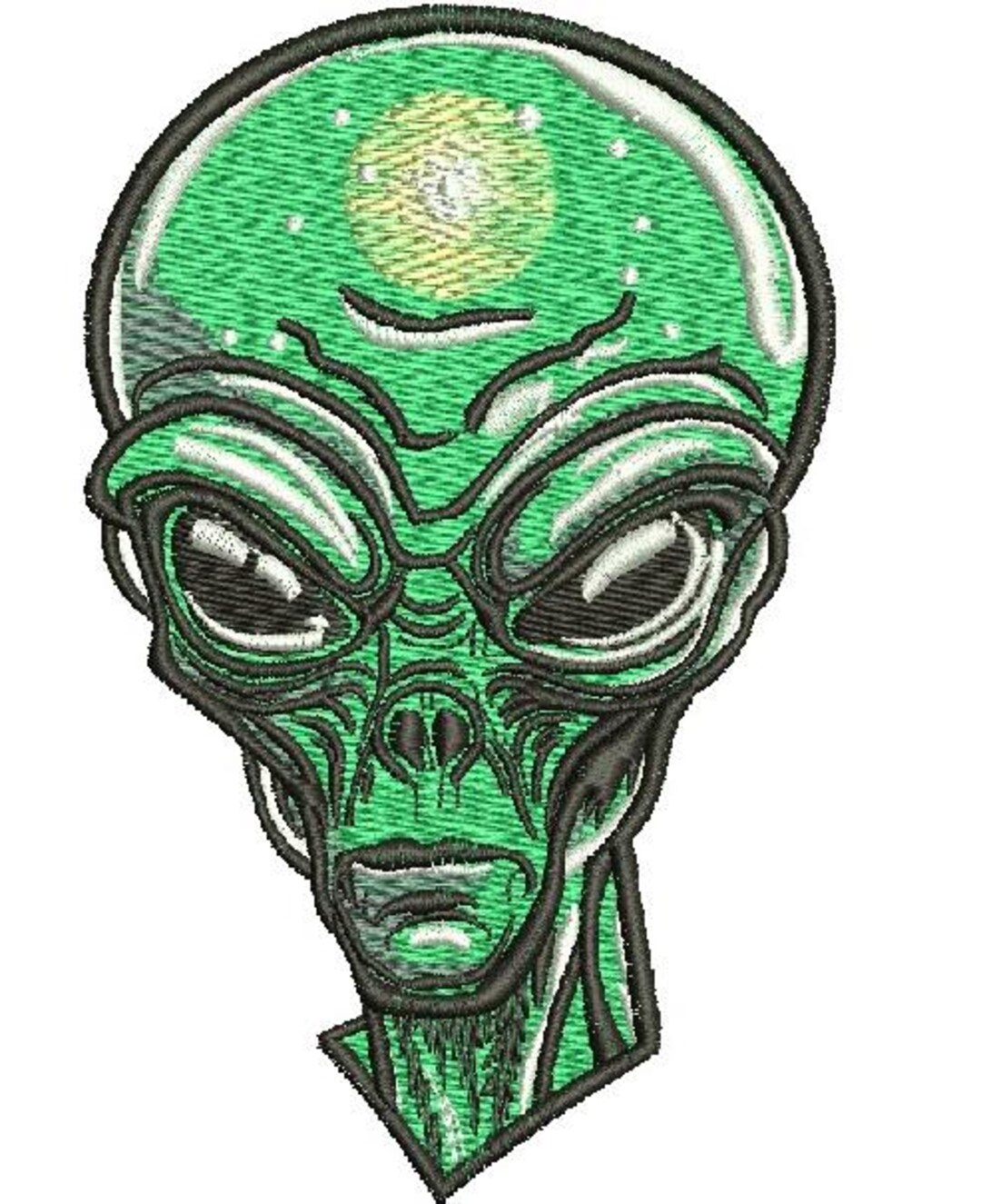 Alien Machine Embroidery Designs, Instantly Download - Etsy
