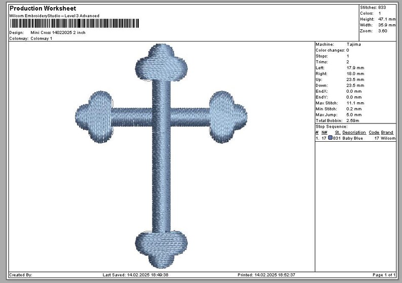 Mini Cross Machine Embroidery Designs, Instantly Download - Etsy