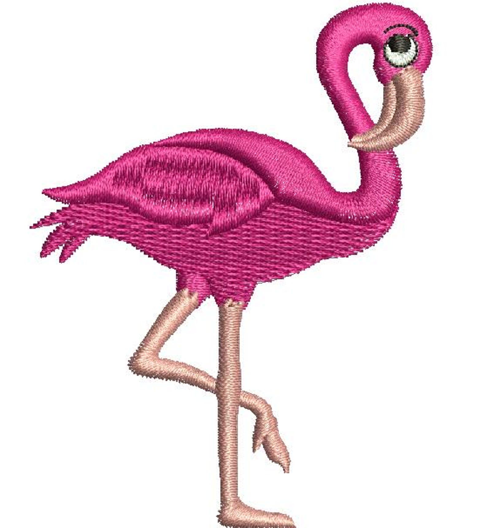 Flamingo Small Size Machine Embroidery Designs, Instantly Download ...