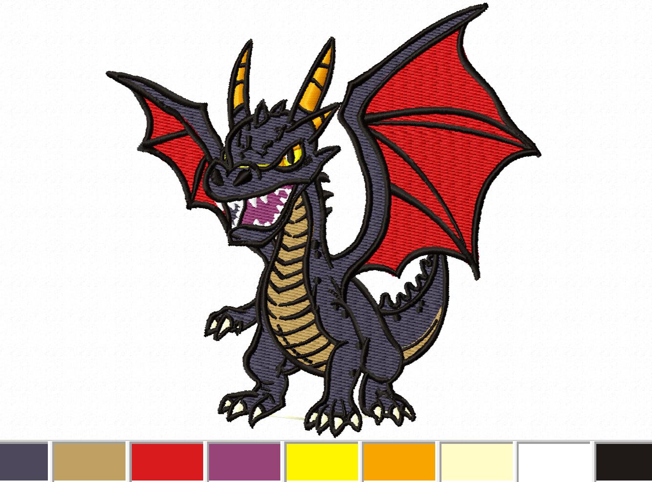 Dragon Machine Embroidery Designs, Instantly Download - Etsy