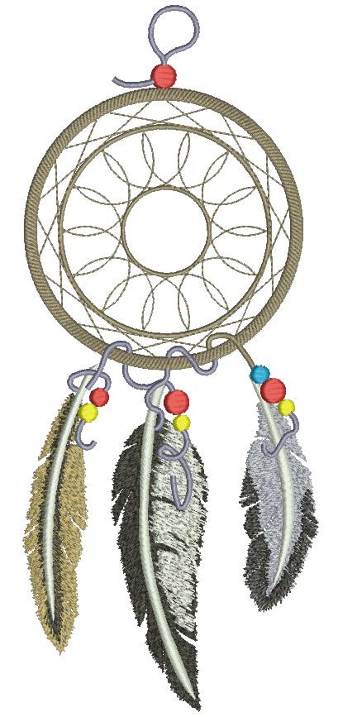 Dream Catcher Machine Embroidery Design – Instant Download - Etsy