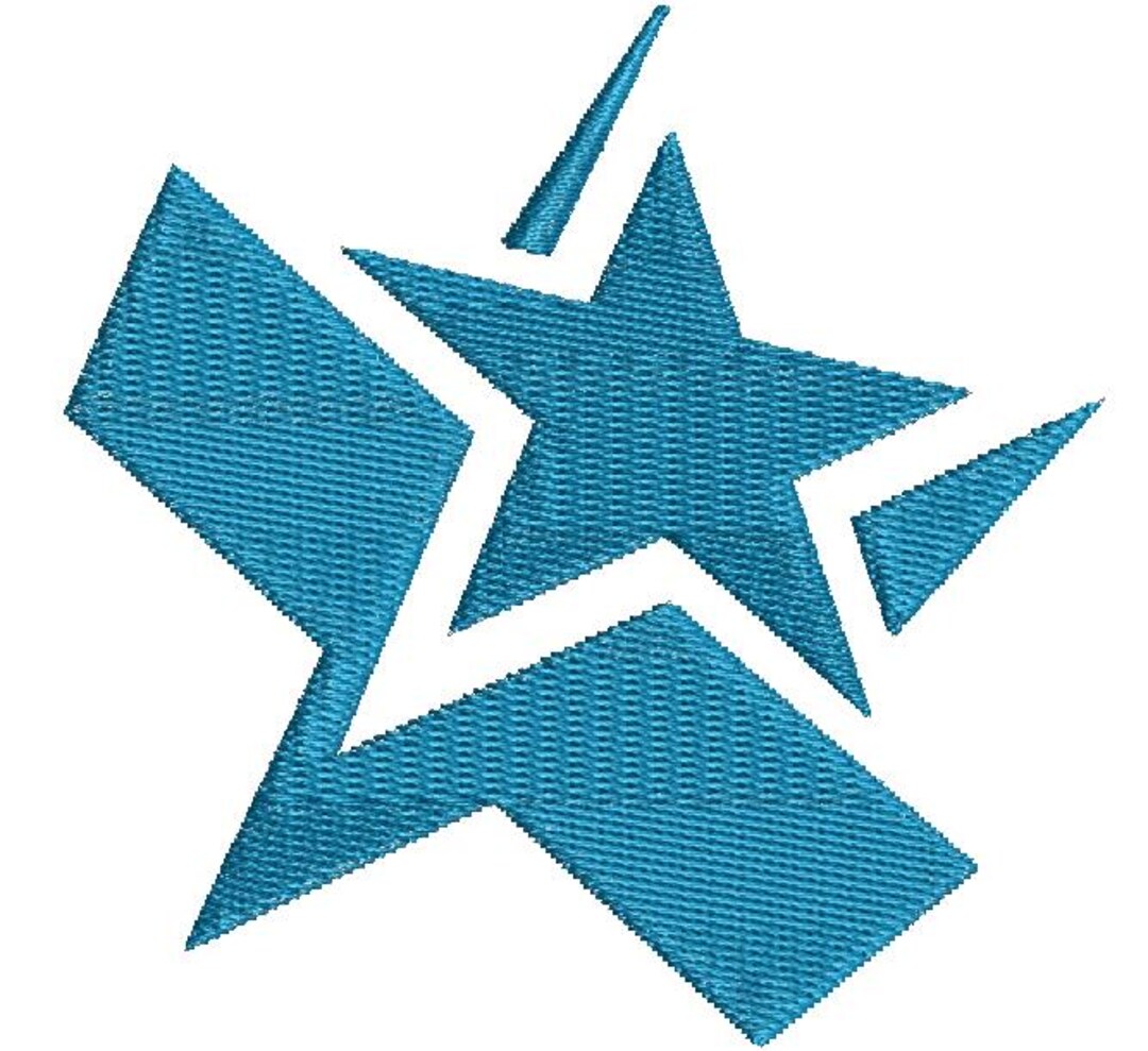 Blu Star Machine Embroidery Designs, Instantly Download - Etsy