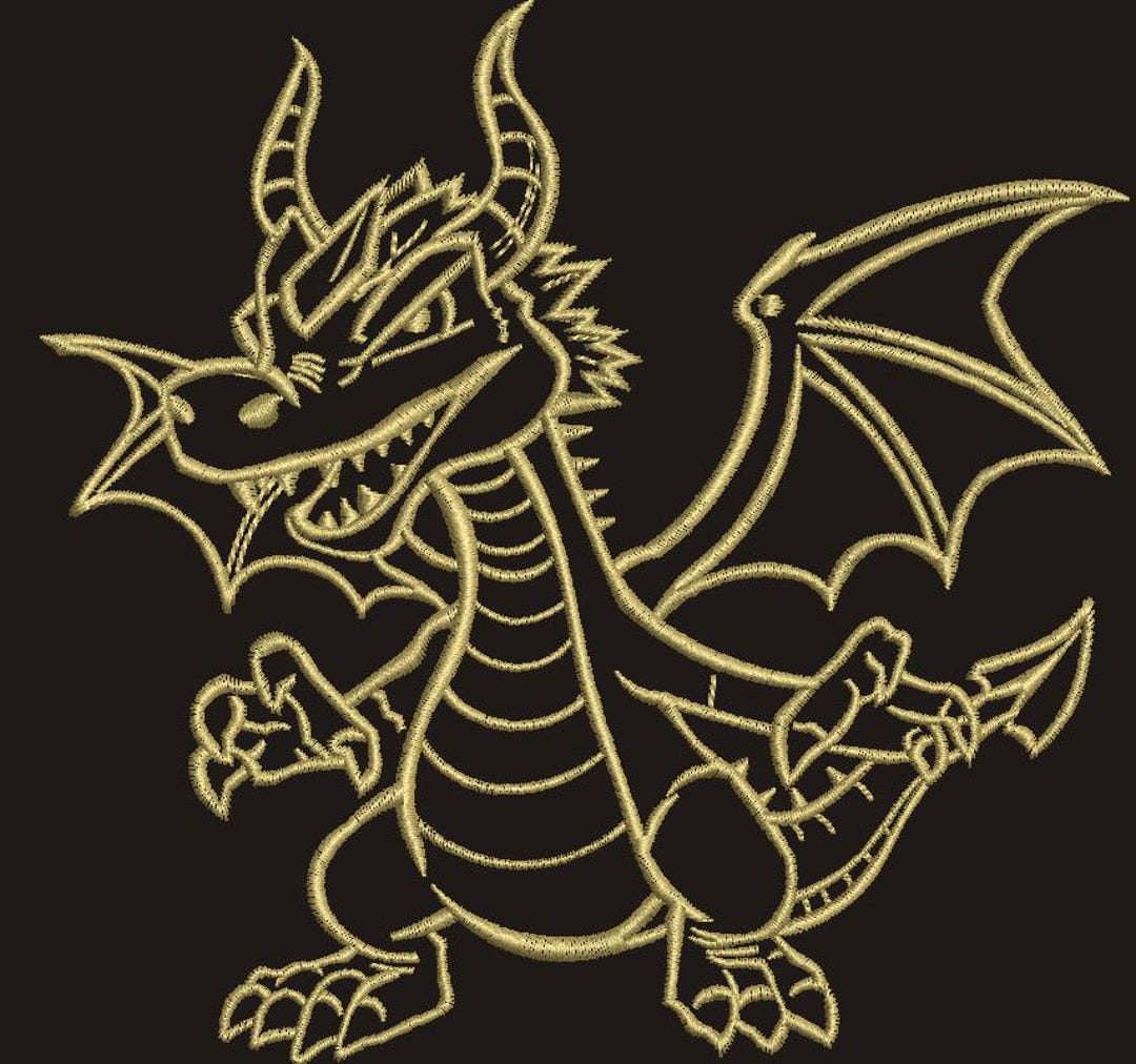 Dragon Machine Embroidery Designs, Instantly Download - Etsy