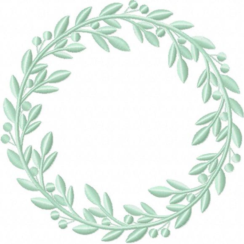 Rustik Wedding Style / Rustic Laurels /floral Frame for Monogram ...