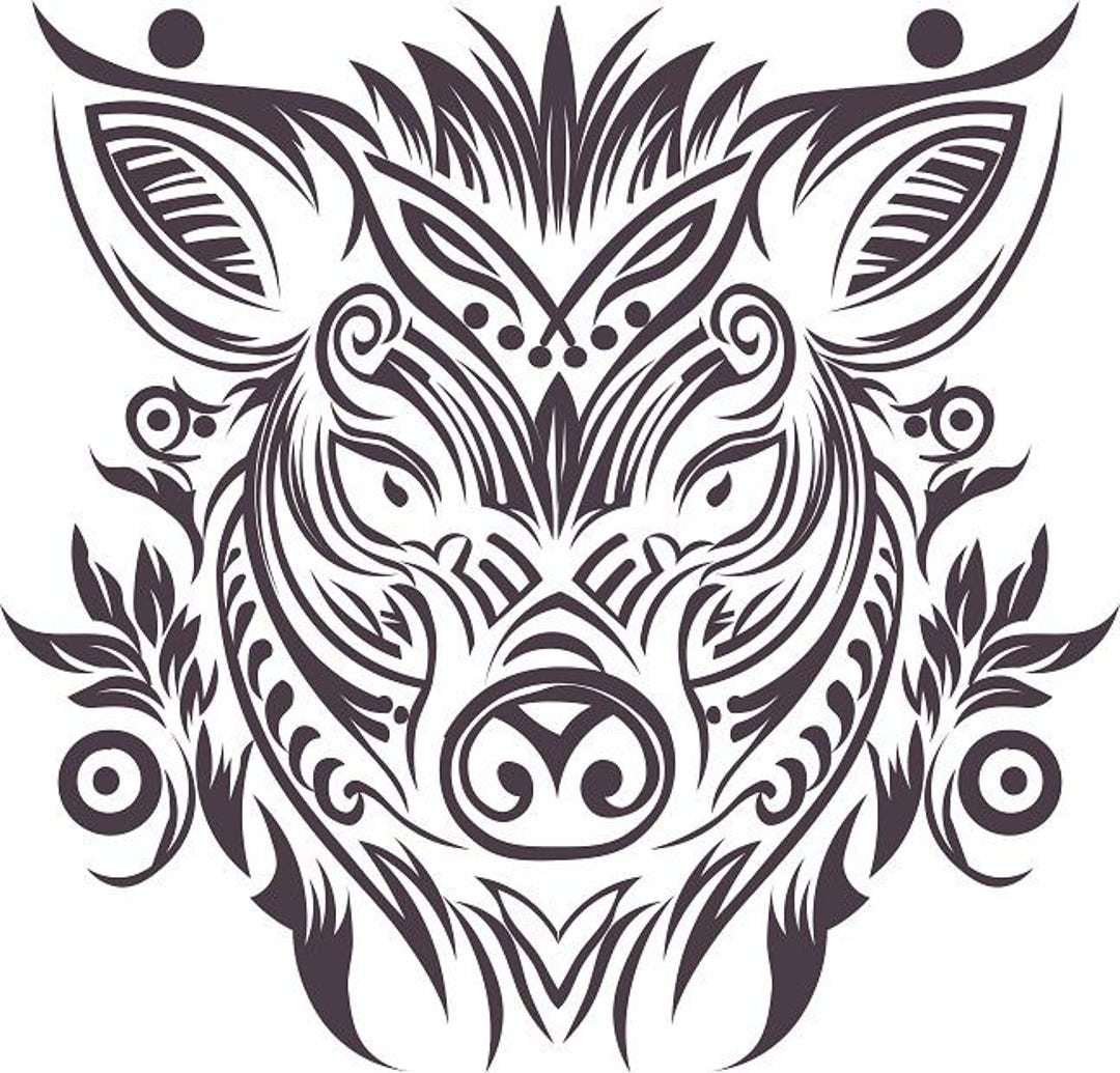 Wild Boar SVG. Dxf, PNG. EPS. Jpg Big Size 300 Dpi Files - Etsy