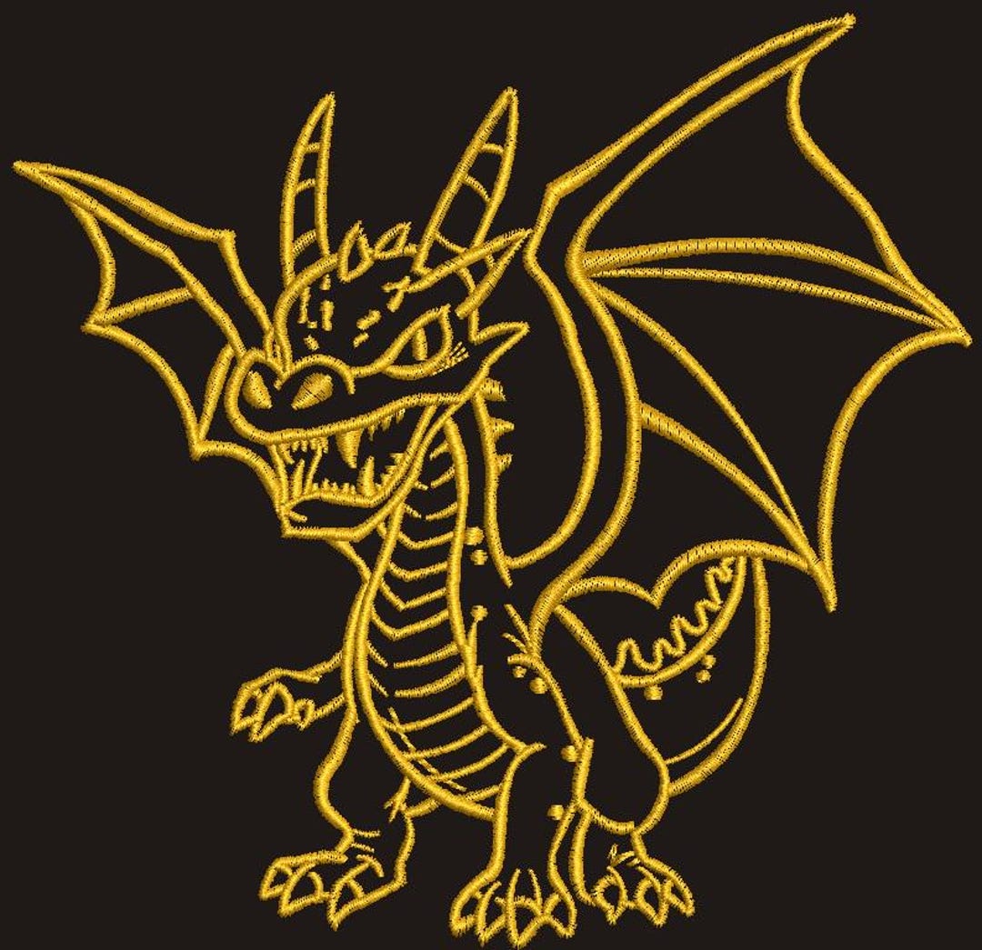Dragon Machine Embroidery Designs, Instantly Download - Etsy