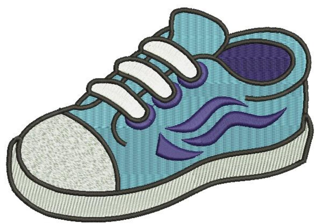 Sneakers Machine Embroidery Designs, Instantly Download - Etsy