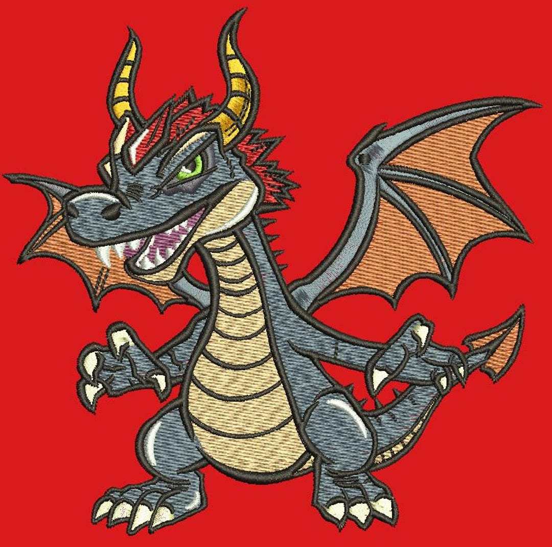 Dragon Machine Embroidery Designs, Instantly Download - Etsy