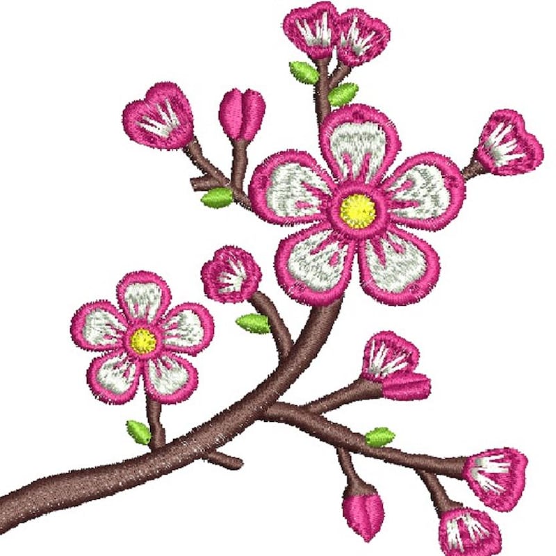Sakura Embroidery - Etsy