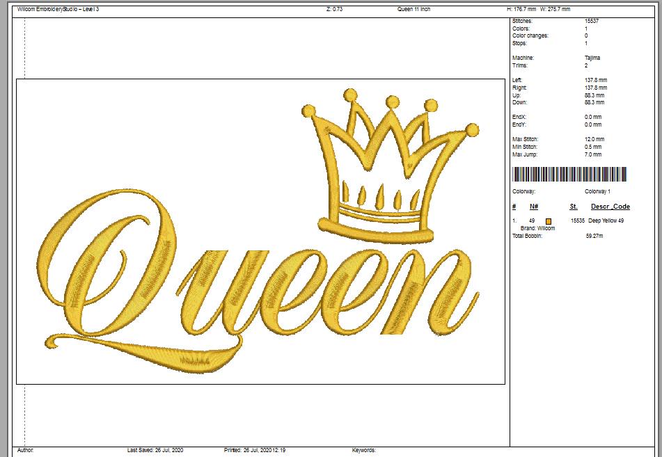 Queen Machine Embroidery Designs, Instantly Download - Etsy