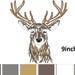 Whitetail Buck Deer Machine Embroidery Designs, Instantly Download - Etsy