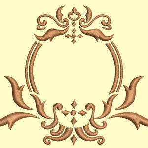 Monogram Frame Machine Embroidery Designs, Instantly Download - Etsy