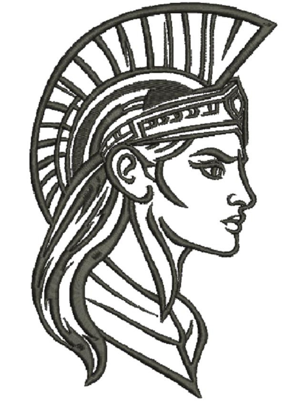 Athena Palada Greek Goddess Machine Embroidery Designs, Instantly ...