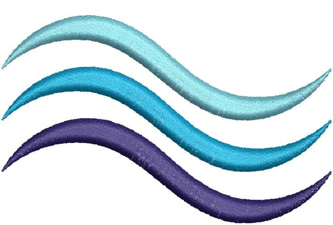 Waves 26012025 Machine Embroidery Designs, Instantly Download - Etsy