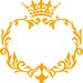 Monogram Frame With Crown SVG. Dxf, PNG. EPS. Jpg Big Size 300 Dpi - Etsy
