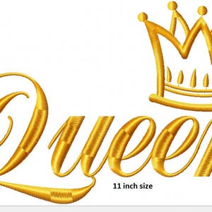 Queen Machine Embroidery Designs, Instantly Download - Etsy