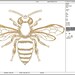 Honey Bee Machine Embroidery Designs, Instantly Download - Etsy