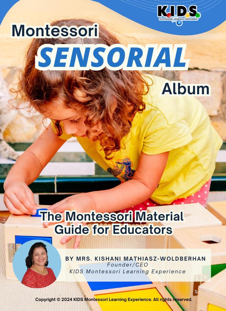 Montessori Sensorial Album - Etsy