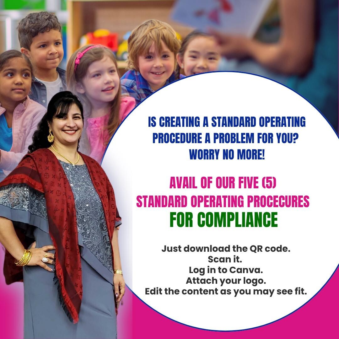 Childcare SOP for Compliance - Etsy