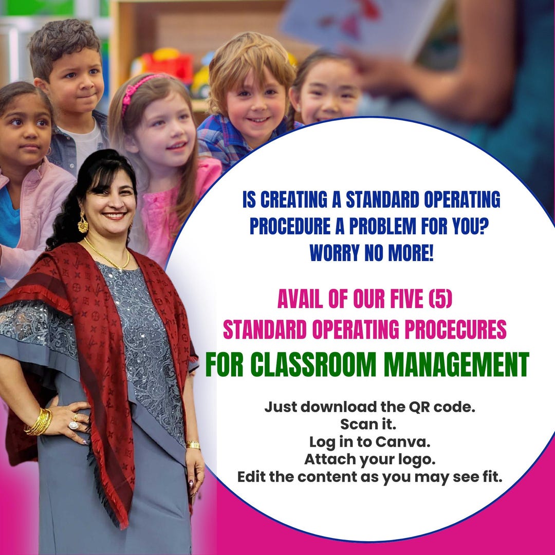 Childcare SOP for Classroom Management - Etsy