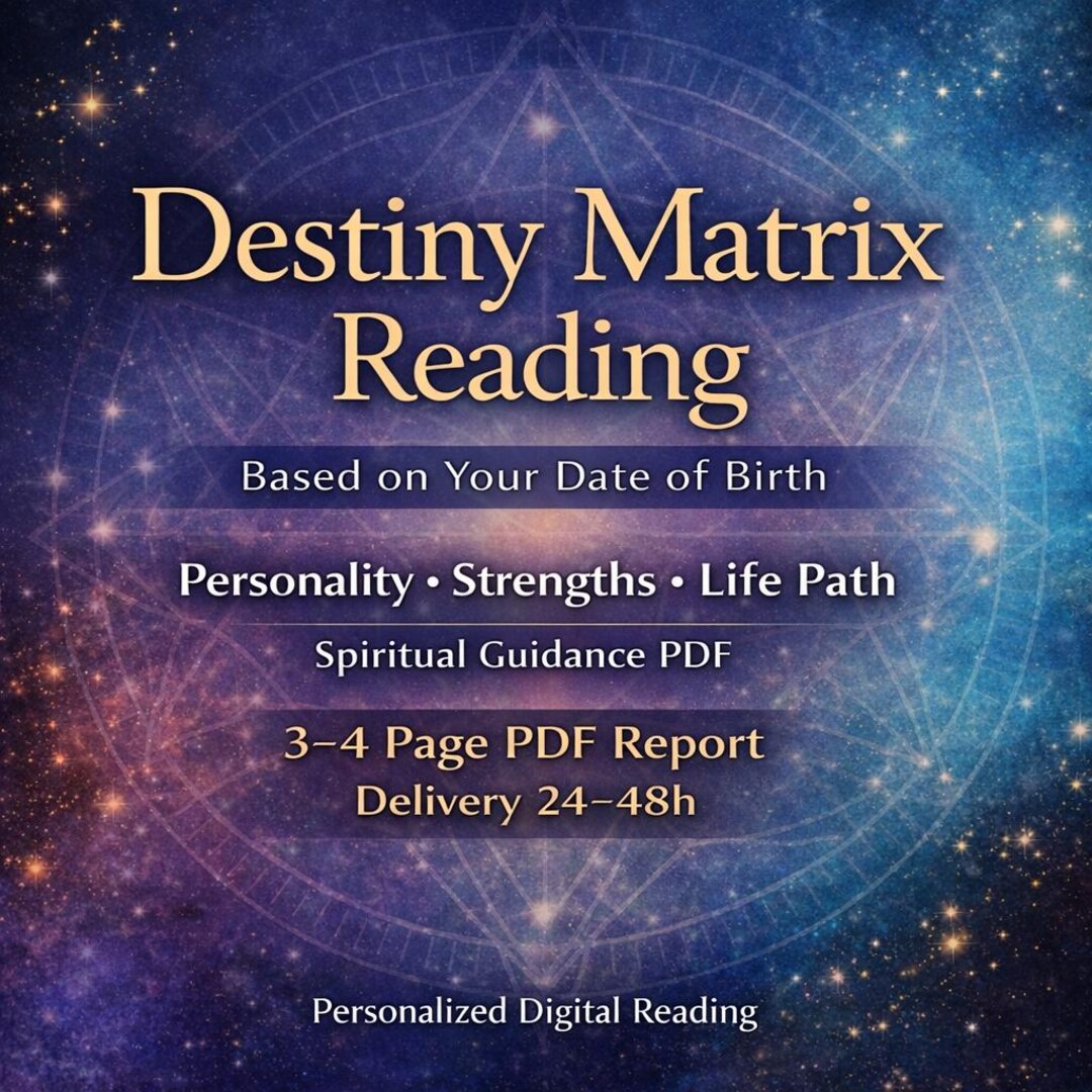 Numerology Destiny Matrix Reading | Birth Date Analysis PDF | Strengths ...