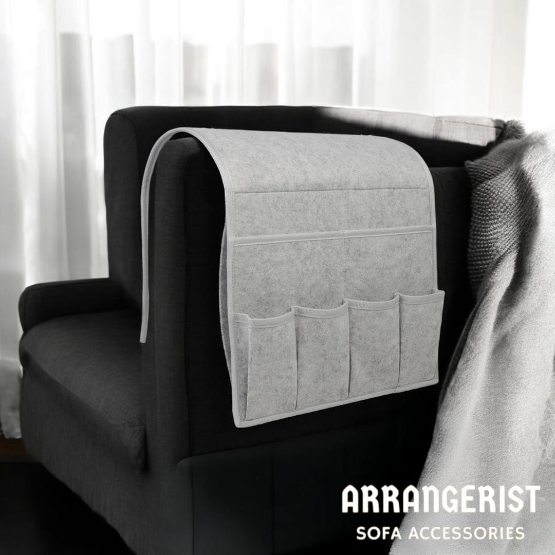 Sofa Armrest Organizer, Couch Storage, Remote Control Holder, Sofa ...