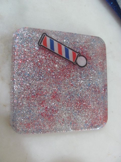 Barber Pole Patterned Coasters - Etsy