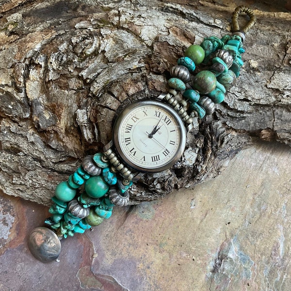 Turquoise Watch - Etsy