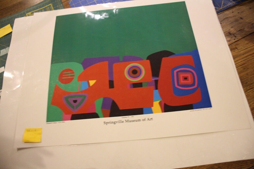 Chelsea VI Modern Art Print by Donald Penrod Olsen Laminated 25 X 19 - Etsy
