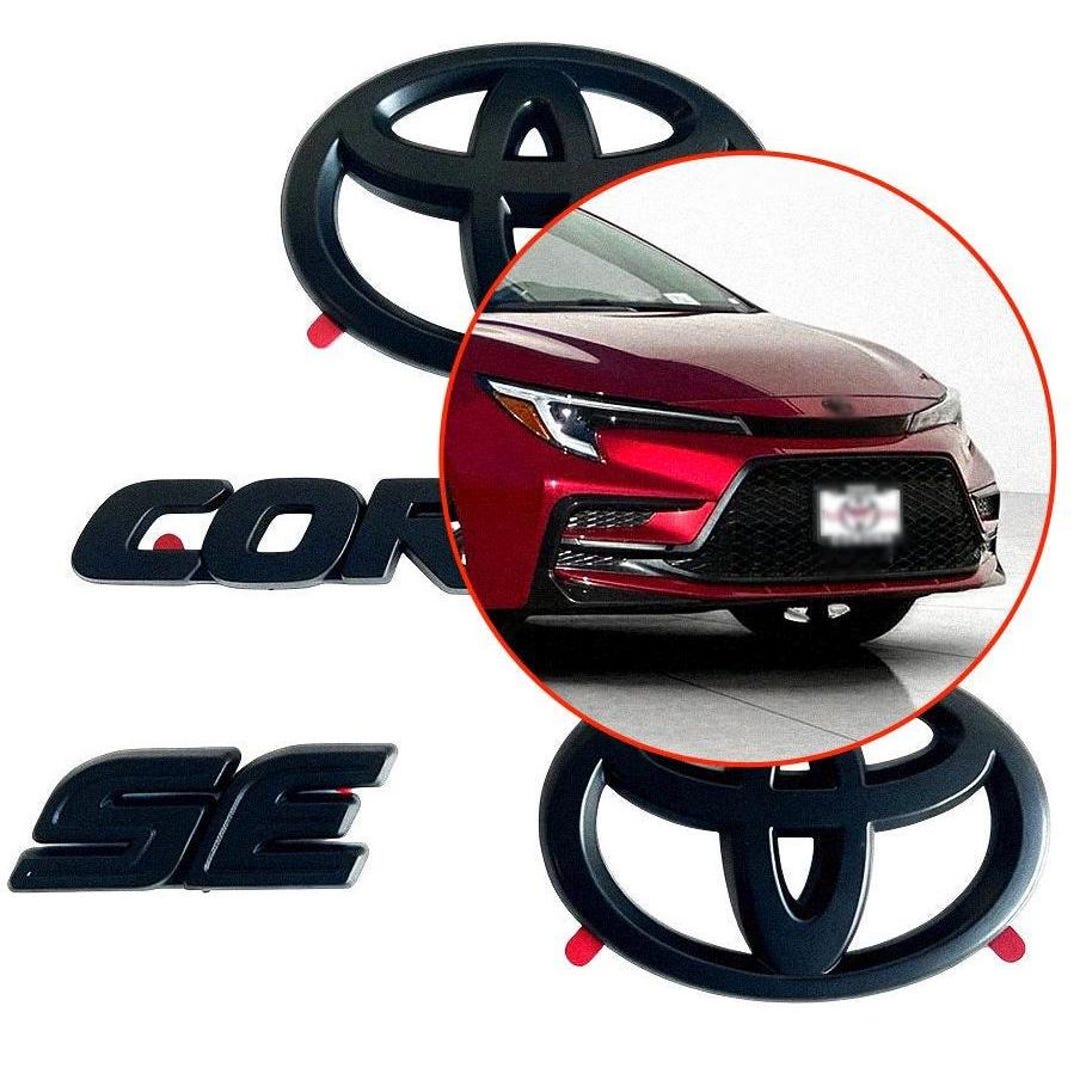 4-piece Matte Black Overlay Kit for 2020-2026 Corolla Se Emblems - Etsy